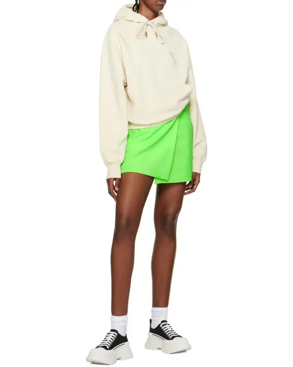 AMI Paris De Coeur Embroidered Organic Cotton Hoodie