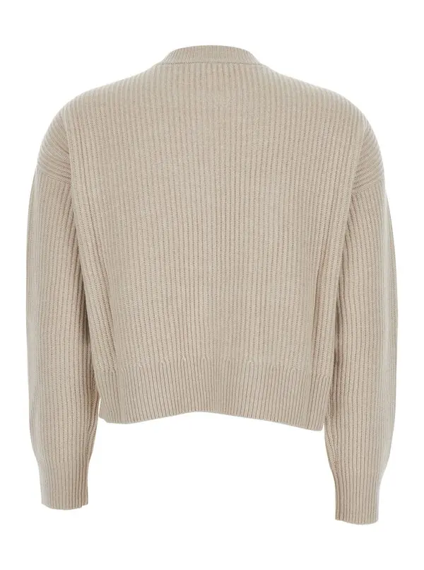 Brunello Cucinelli Crew Neck Knitted Cardigan - No