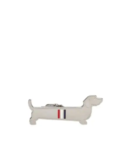 Thom Browne Puppy Tie Clip - White