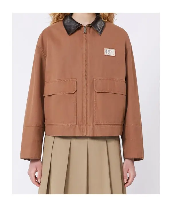 Max Mara Padded Short Jacket With Zip Up Front
