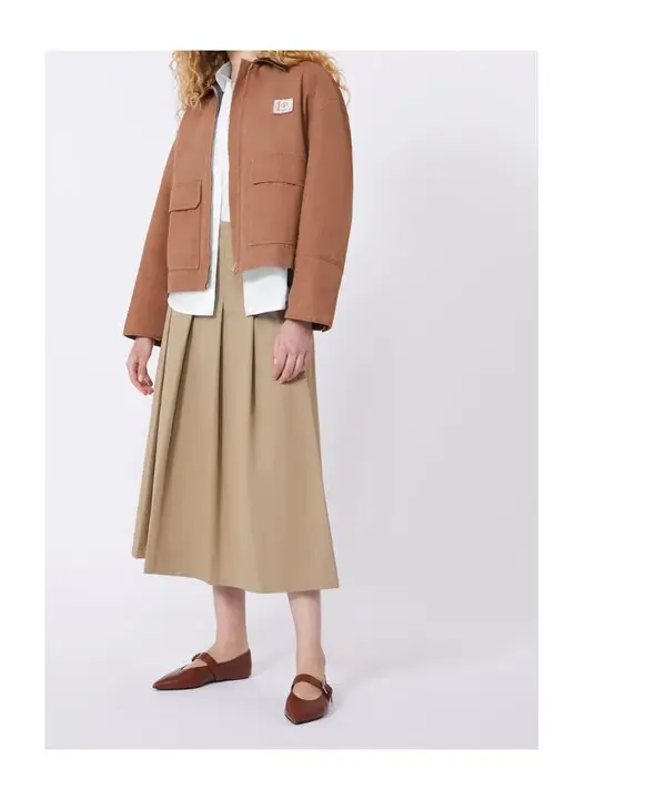 Max Mara Padded Short Jacket With Zip Up Front
