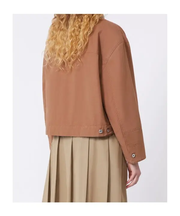 Max Mara Padded Short Jacket With Zip Up Front