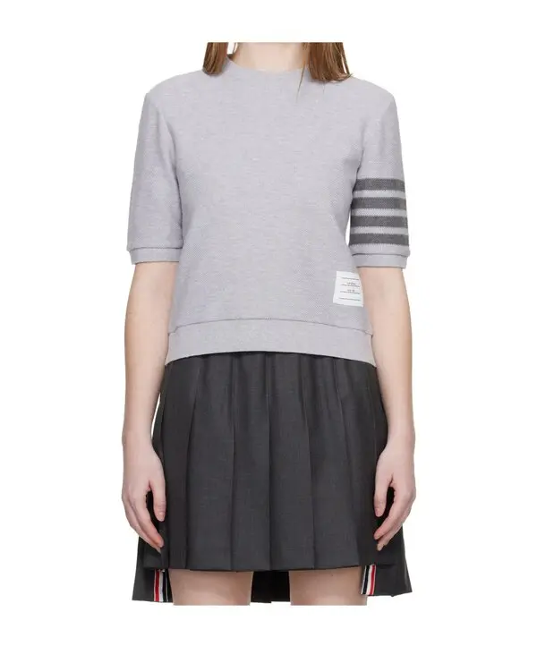 Thom Browne Four-striped T-shirt