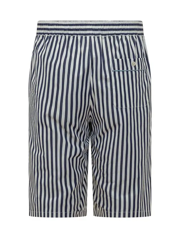 Dolce & Gabbana Striped Drawstring Shorts