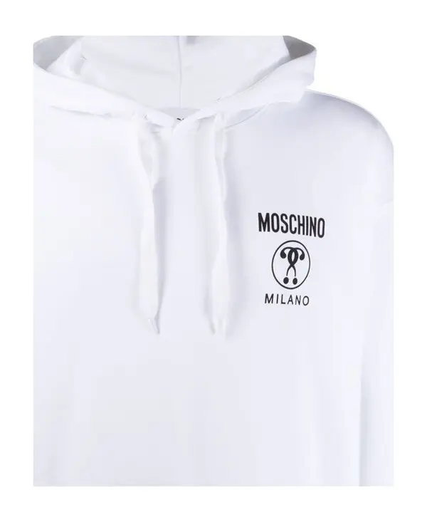 Moschino Double Question Mark Logo Hoodie
