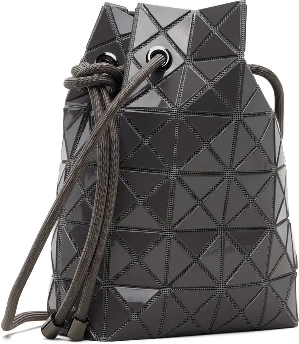 Issey Miyake Wring Drawstring Shoulder Bag - Black
