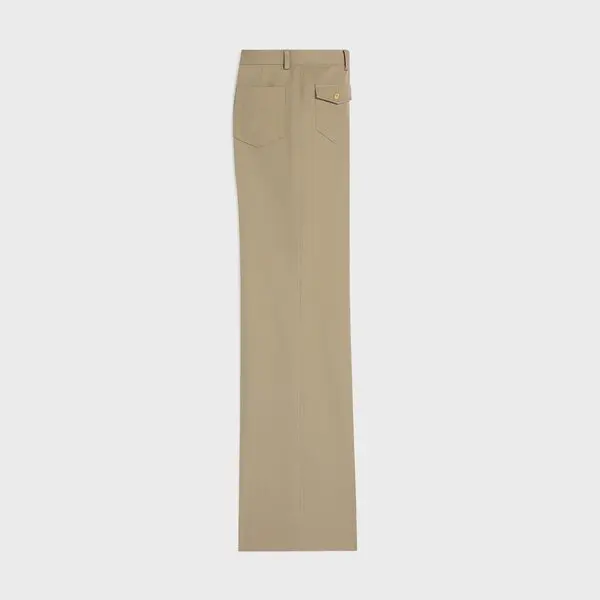 Celine Cotton Gabardine Trousers