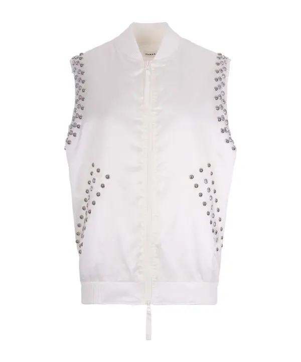 P.a.r.o.s.h Embellished Sleeveless Vest