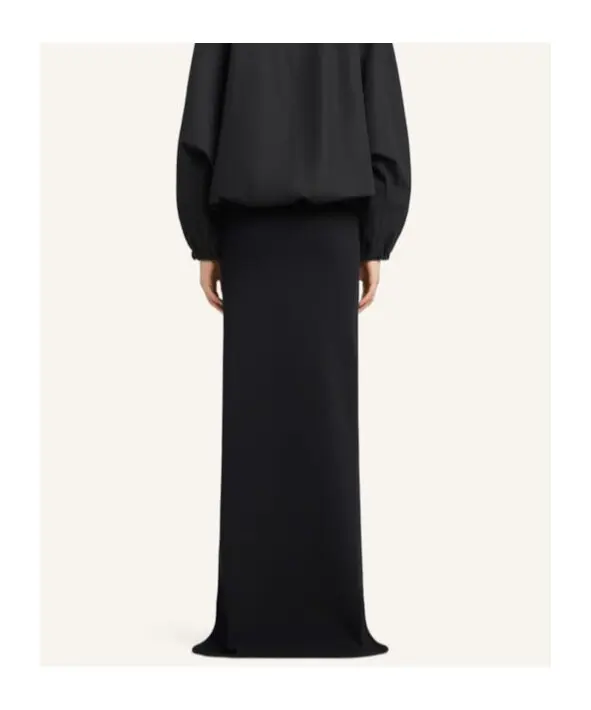 COURREGES Asymmetrical Knitted Skirt - Black