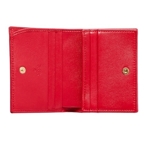 Gucci Gg Marmont Small Wallet - Bright Red