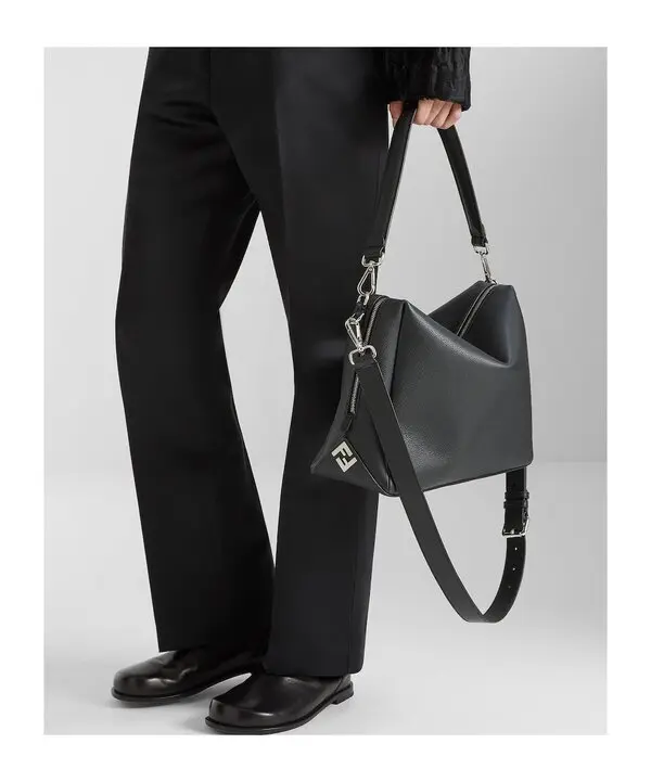 Fendi Lui Large Shoulder Bag - Black