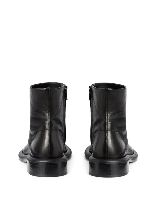 Proenza Schouler Round Toe Zip Up Ankle Boots