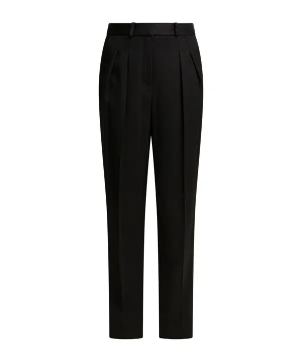 Loulou De Saison Alio Pleated Tailored Pants - Black