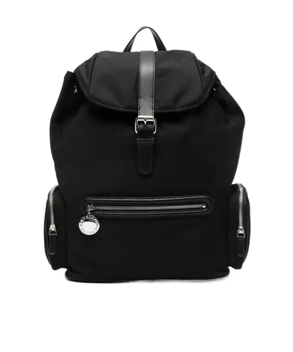 Stella McCartney Dartmoor Logo Charm Backpack
