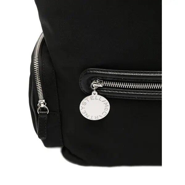 Stella McCartney Dartmoor Logo Charm Backpack