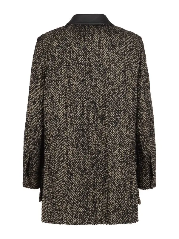 Max Mara Angio Long-sleeved Jacket - Brown