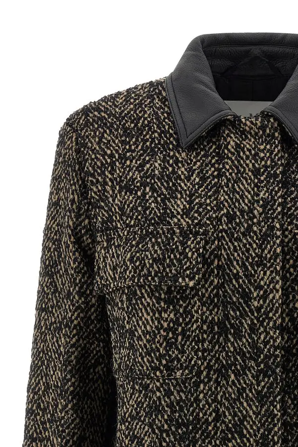 Max Mara Angio Long-sleeved Jacket - Brown