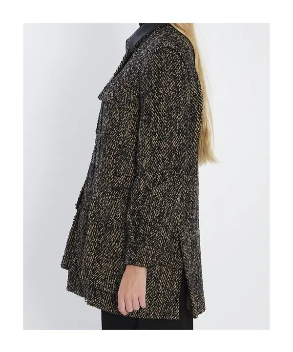 Max Mara Angio Long-sleeved Jacket - Brown