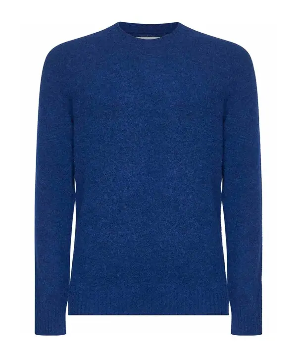 MC2 SAINT BARTH Ribbed Crewneck Knitwear - Blue