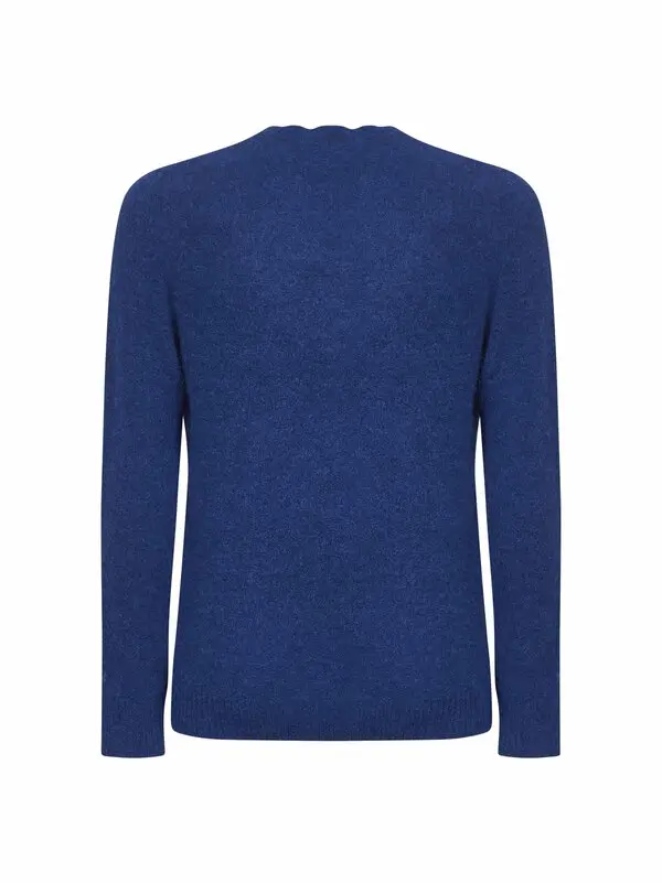 MC2 SAINT BARTH Ribbed Crewneck Knitwear - Blue