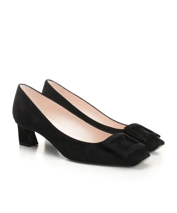 ROGER VIVIER Trompette Buckled Slip-on Pumps