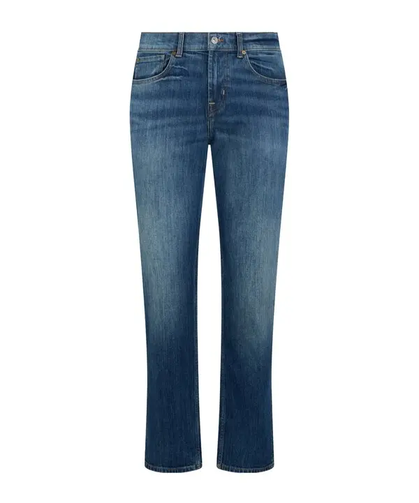 7 For All Mankind Slimmy Straight-leg Jeans - Blue