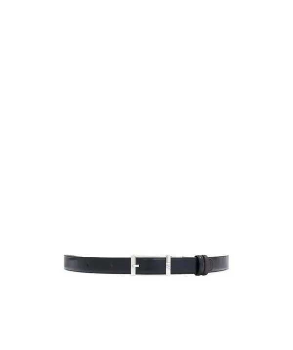 Dunhill Needle Buckle Belt - Black