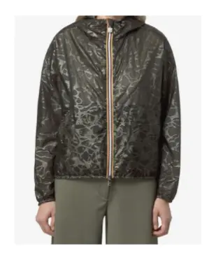 K-WAY Laurettee Super Light Hooded Jacket - Black