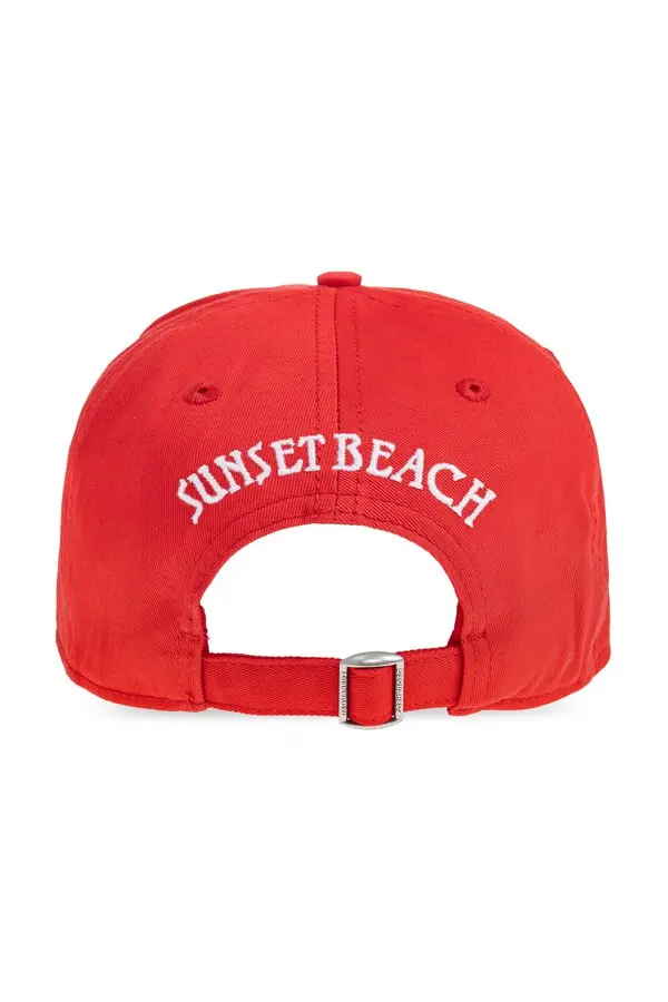 Dsquared2 Logo Patch Baseball Cap - Red