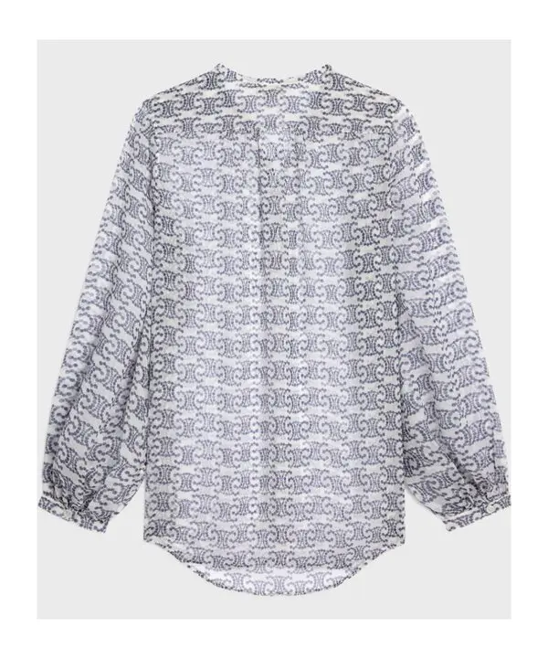 Celine Romy Blouse In Silk Crepon