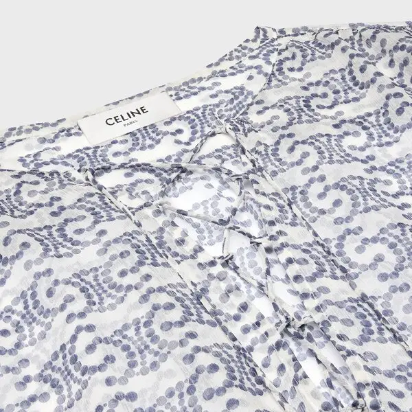 Celine Romy Blouse In Silk Crepon