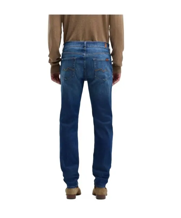 7 For All Mankind Belt Loop Jeans - Blue