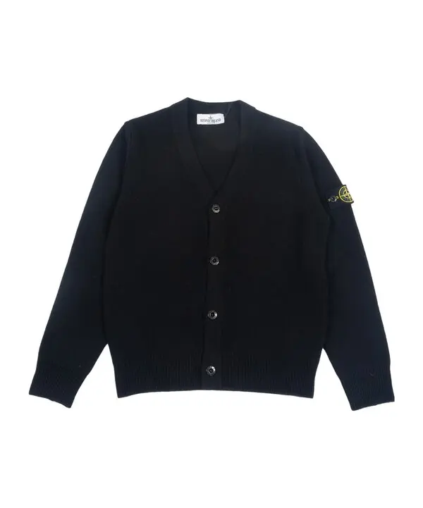 Stone Island Logo Patch Cardigan