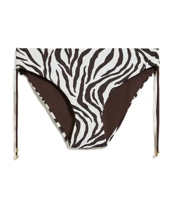 Max Mara Printed Nylon Briefs - Dark Brown
