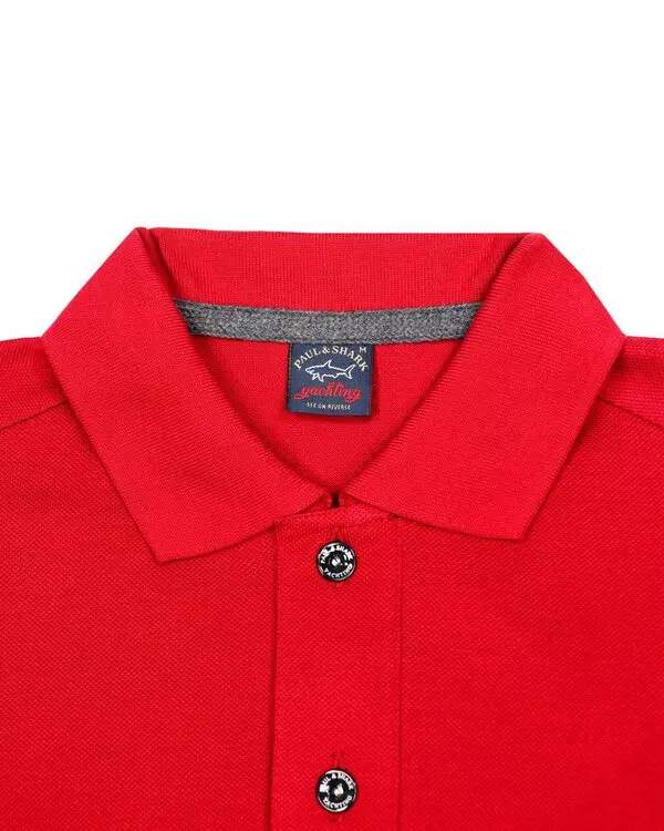 PAUL  SHARK Polo Shirt With Logo Sticker