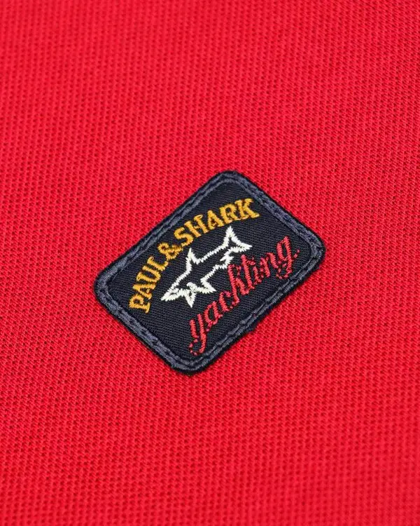 PAUL  SHARK Polo Shirt With Logo Sticker