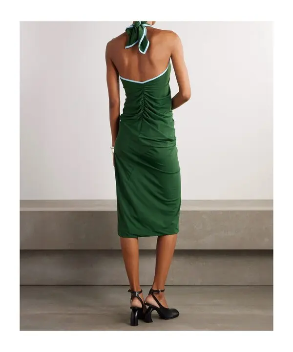 Dries Van Noten Sleeveless Halterneck Dress