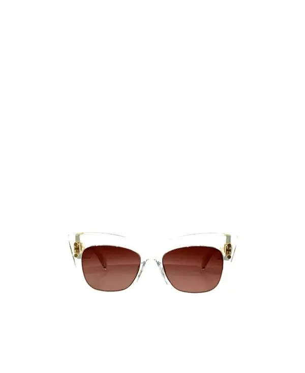 Balmain Logo Sunglasses - Brown