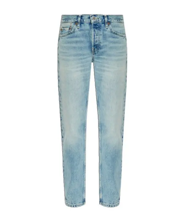 RE/DONE Buttoned Jeans Light Wash Denim