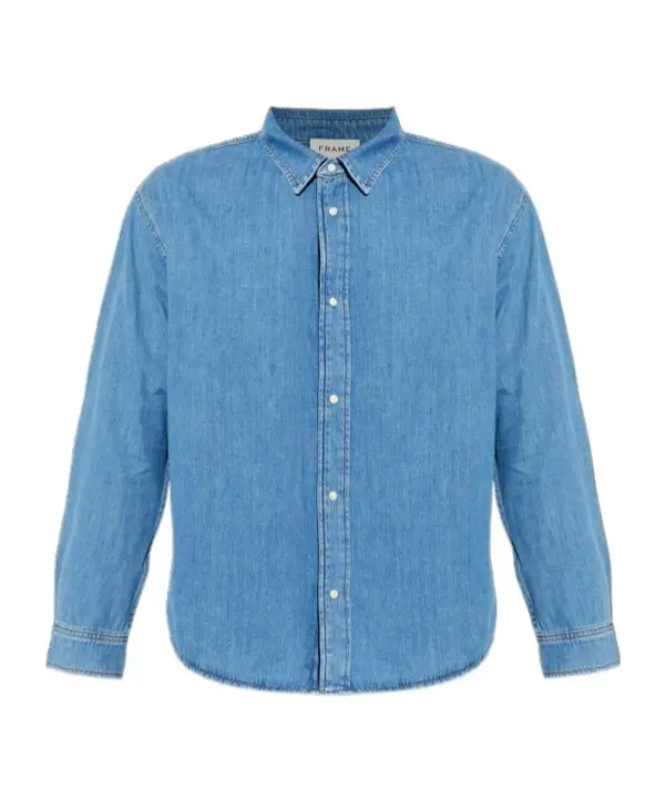 FRAME Buttoned Cotton Shirt