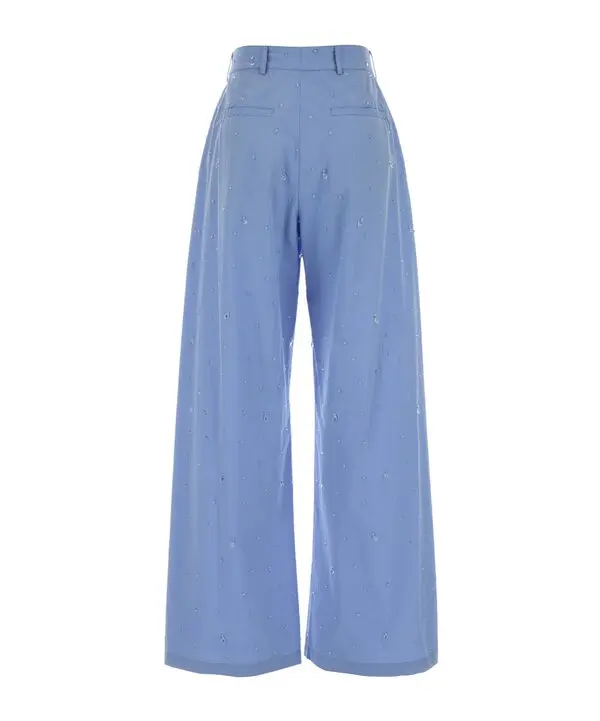 Giuseppe Di Morabito Crystal-embellished Straight Trousers
