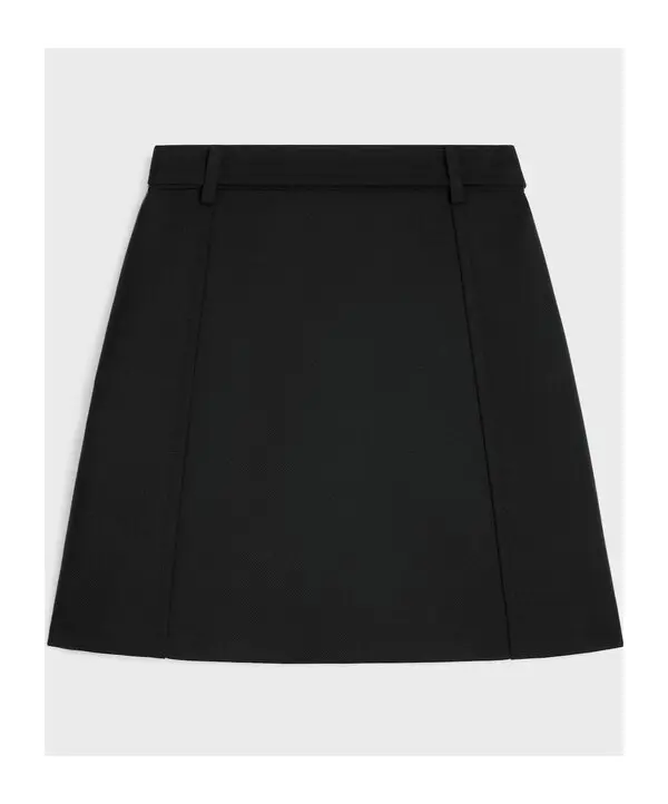 Celine Mini Skirt In Mohair Wool