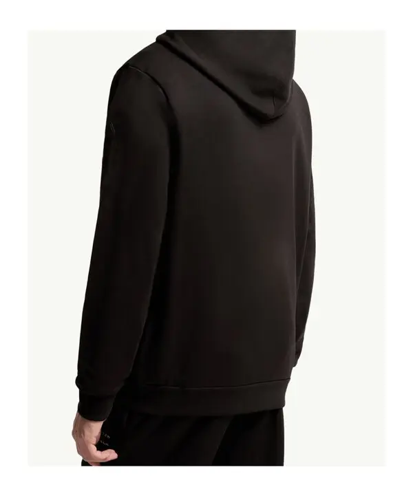 Moncler Logo Embroidered Zip-up Hoodie