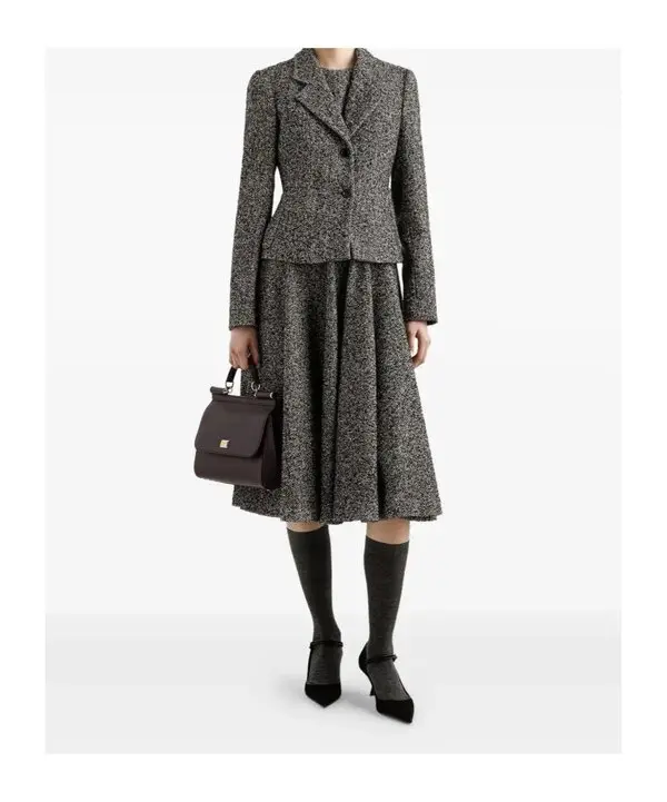 Dolce & Gabbana Pleated Midi Dress