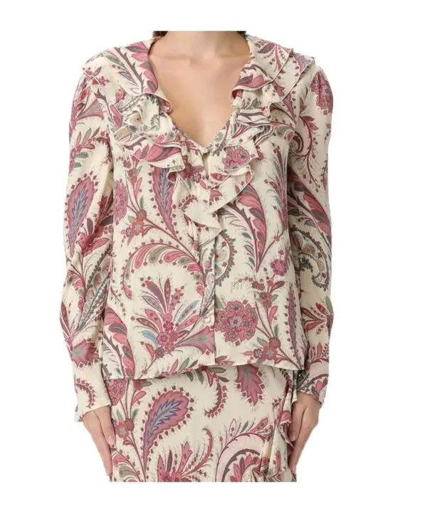 Etro Printed Long Sleeve Shirt
