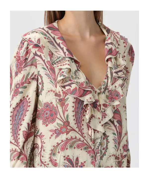 Etro Printed Long Sleeve Shirt