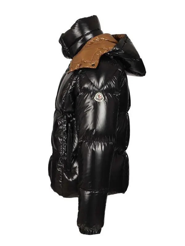 Moncler Parana Hooded Down Jacket - Black