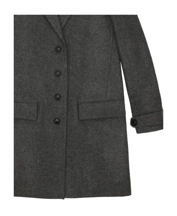 Burberry Single-breasted Coat With Notched Lapel