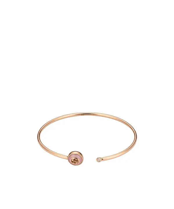Gucci Interlocking G Bangle Bracelet - Yellow