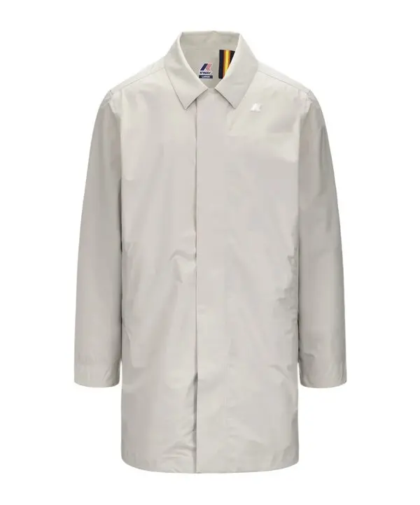 K-WAY Waterproof Zip-up Jacket - Beige
